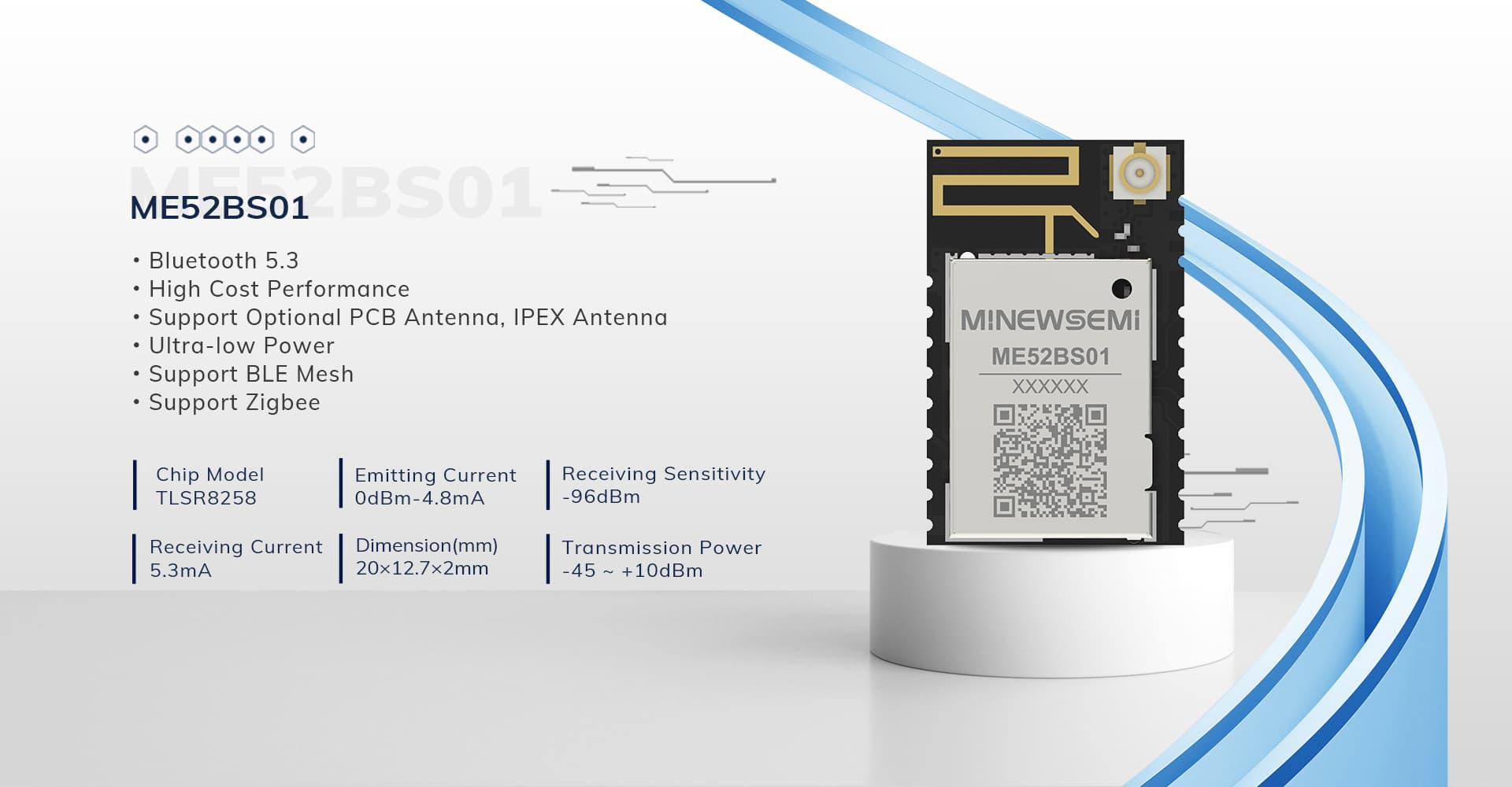 High Cost Performance Bluetooth Module TLSR8258-ME52BS01